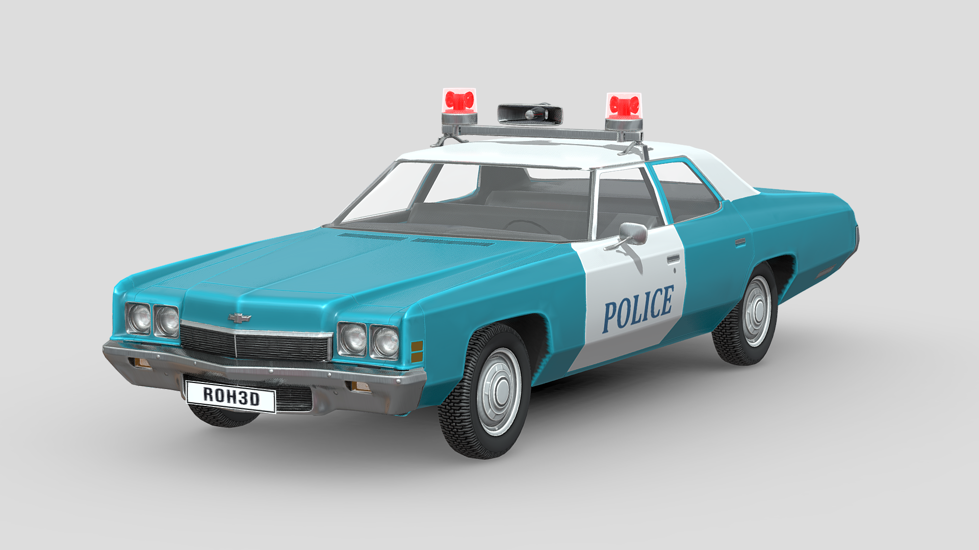 Chevrolet Impala Mk5 1972 Police – ROH3D