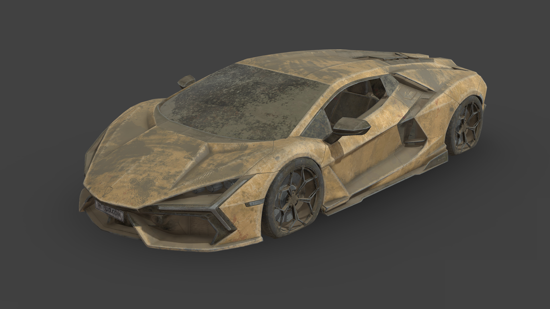 Abandoned Car - Lamborghini Revuelto – ROH3D