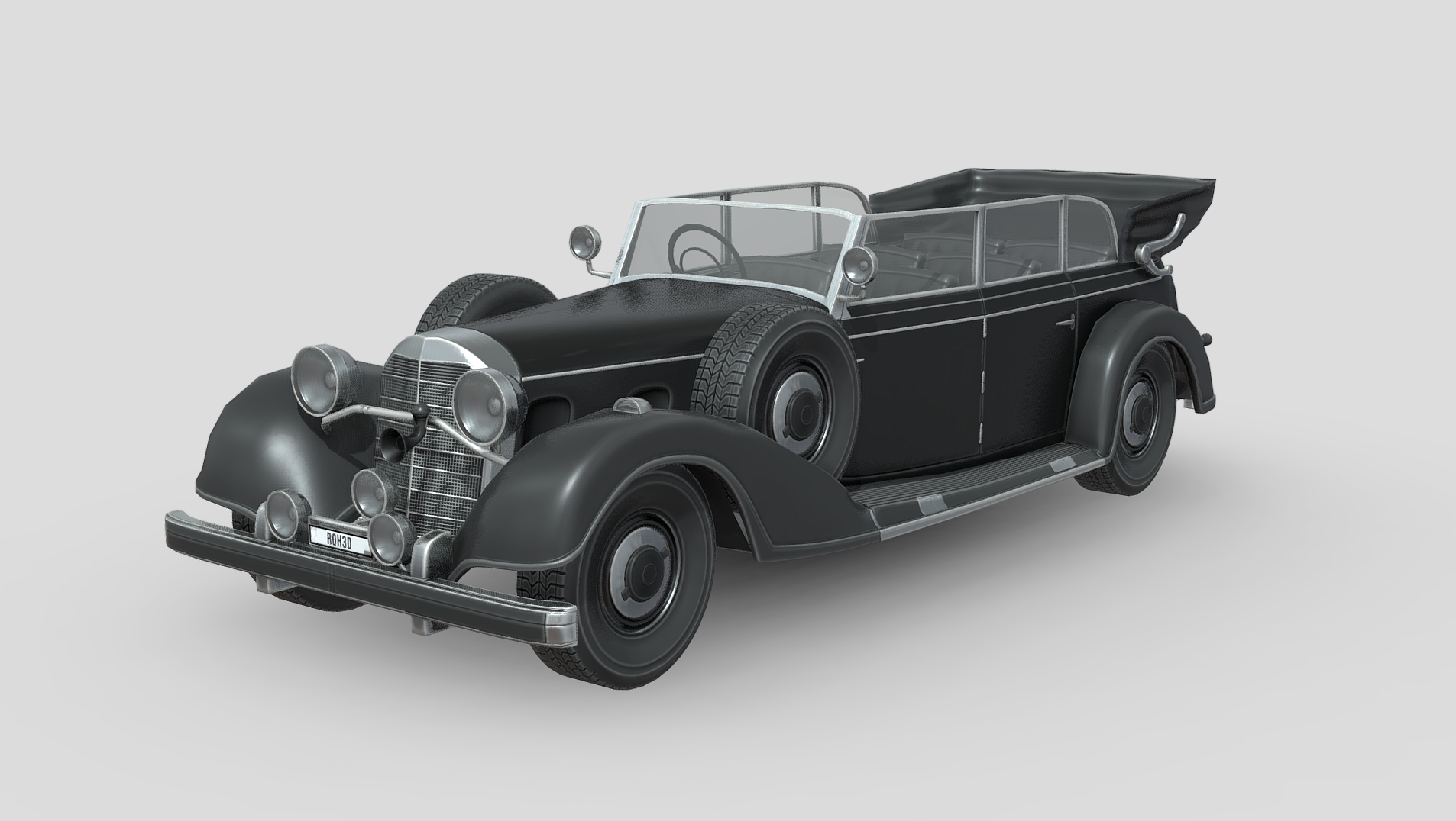 MercedesBenz 770K 1936 – ROH3D