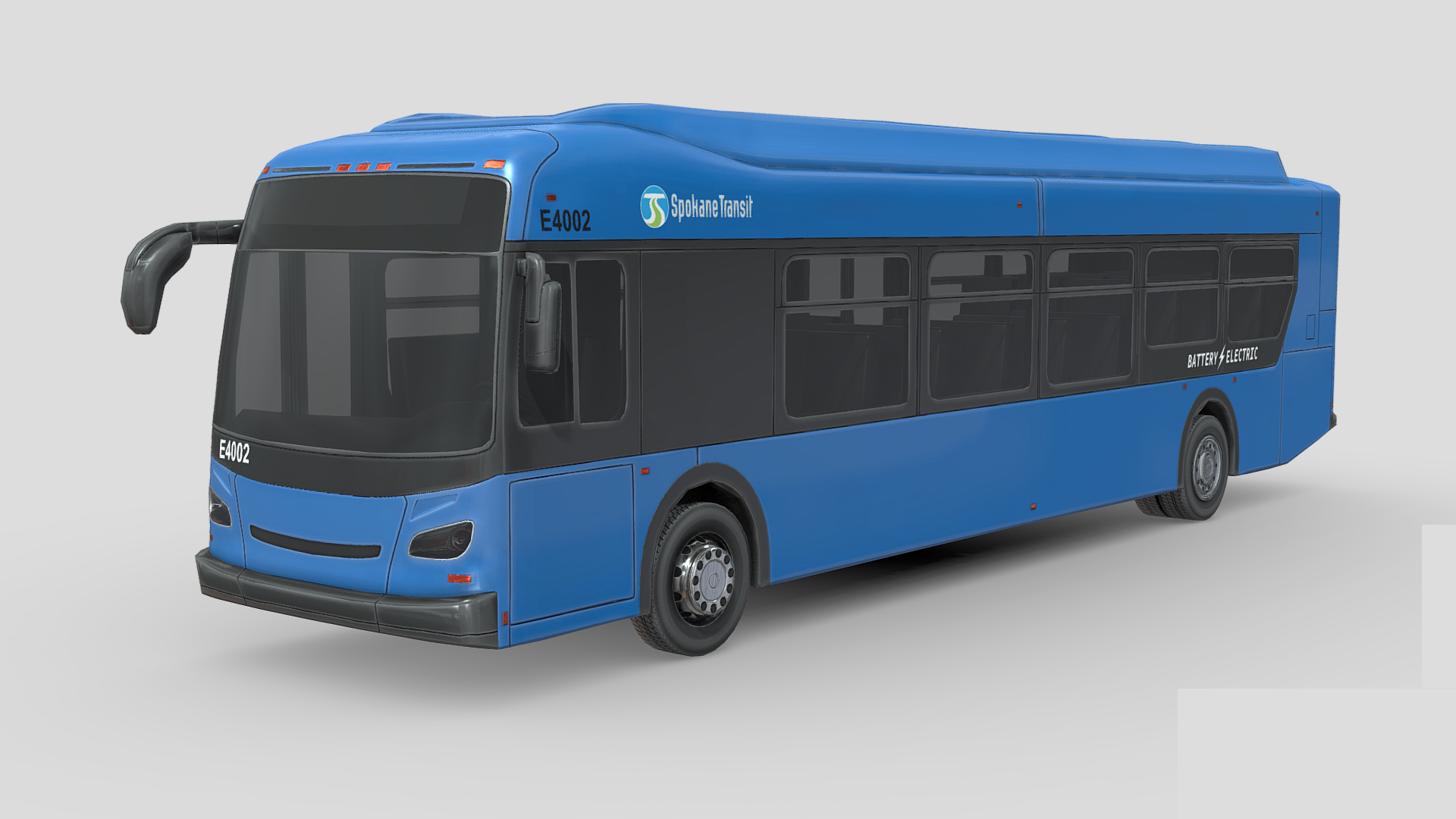 Low Poly Vehicle - New Flyer XD40 Bus – ROH3D