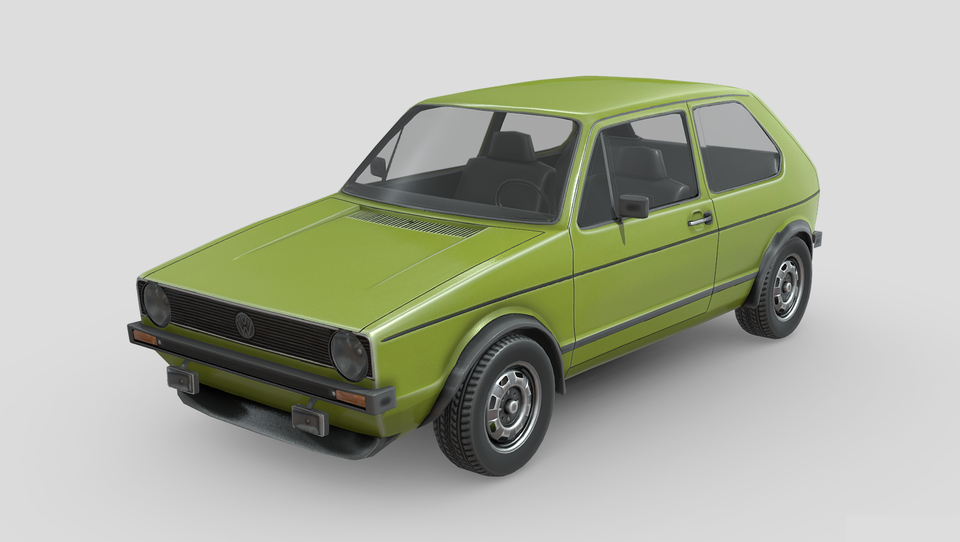 Volkswagen Golf GTI 1975 – ROH3D