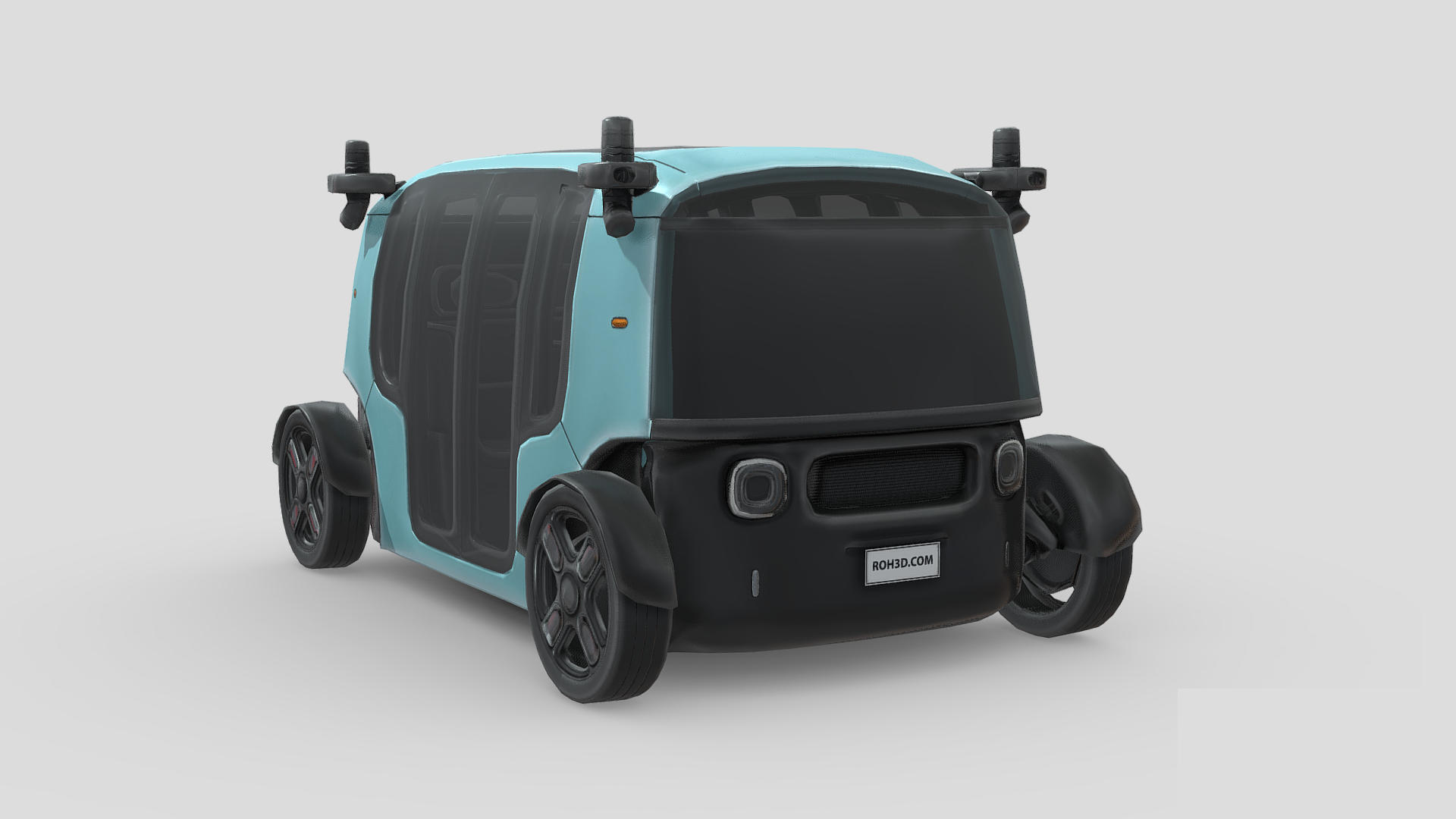 Low Poly Car - Zoox Smart Taxi – ROH3D