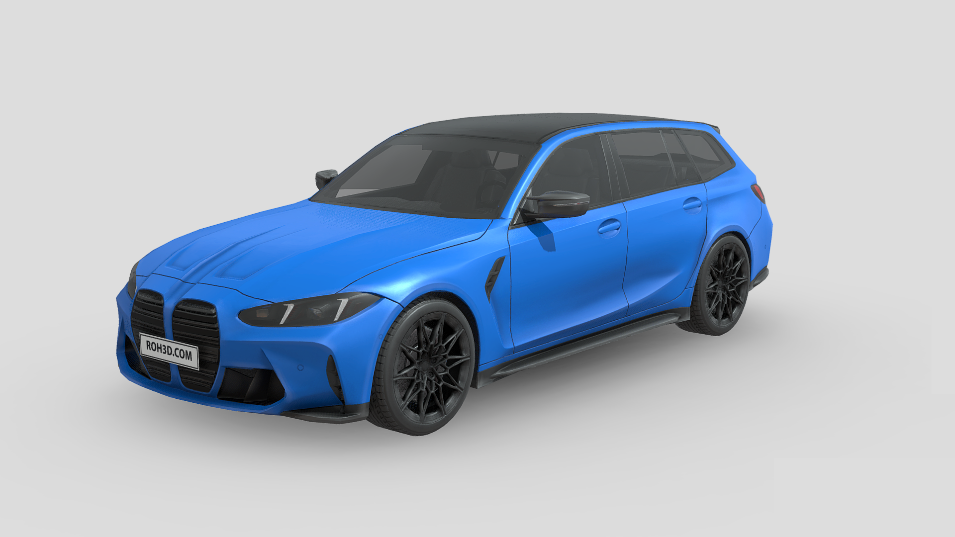Low Poly Car - BMW M3 Touring 2025 – ROH3D