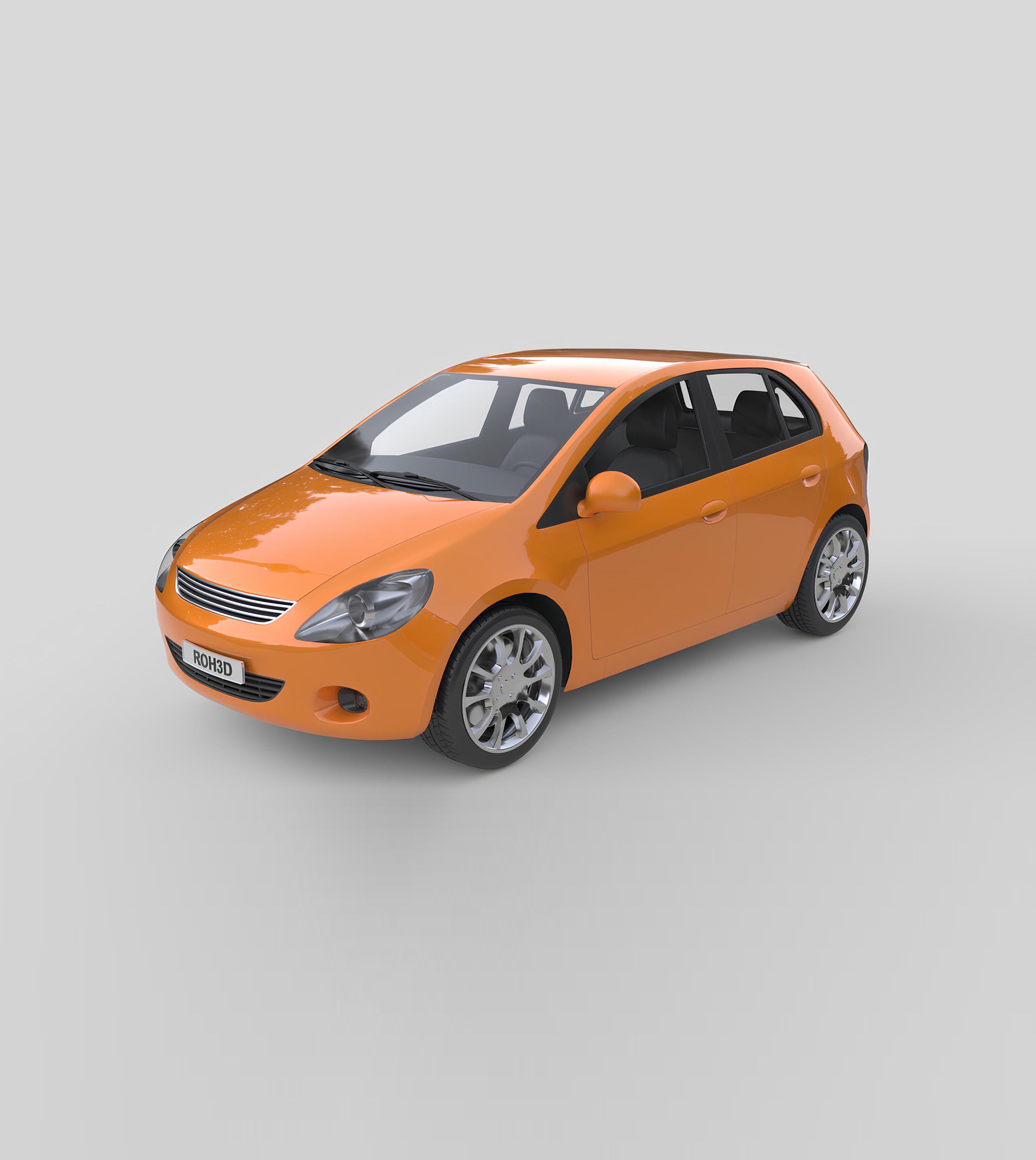 Generic Hatchback Car 2002 – ROH3D